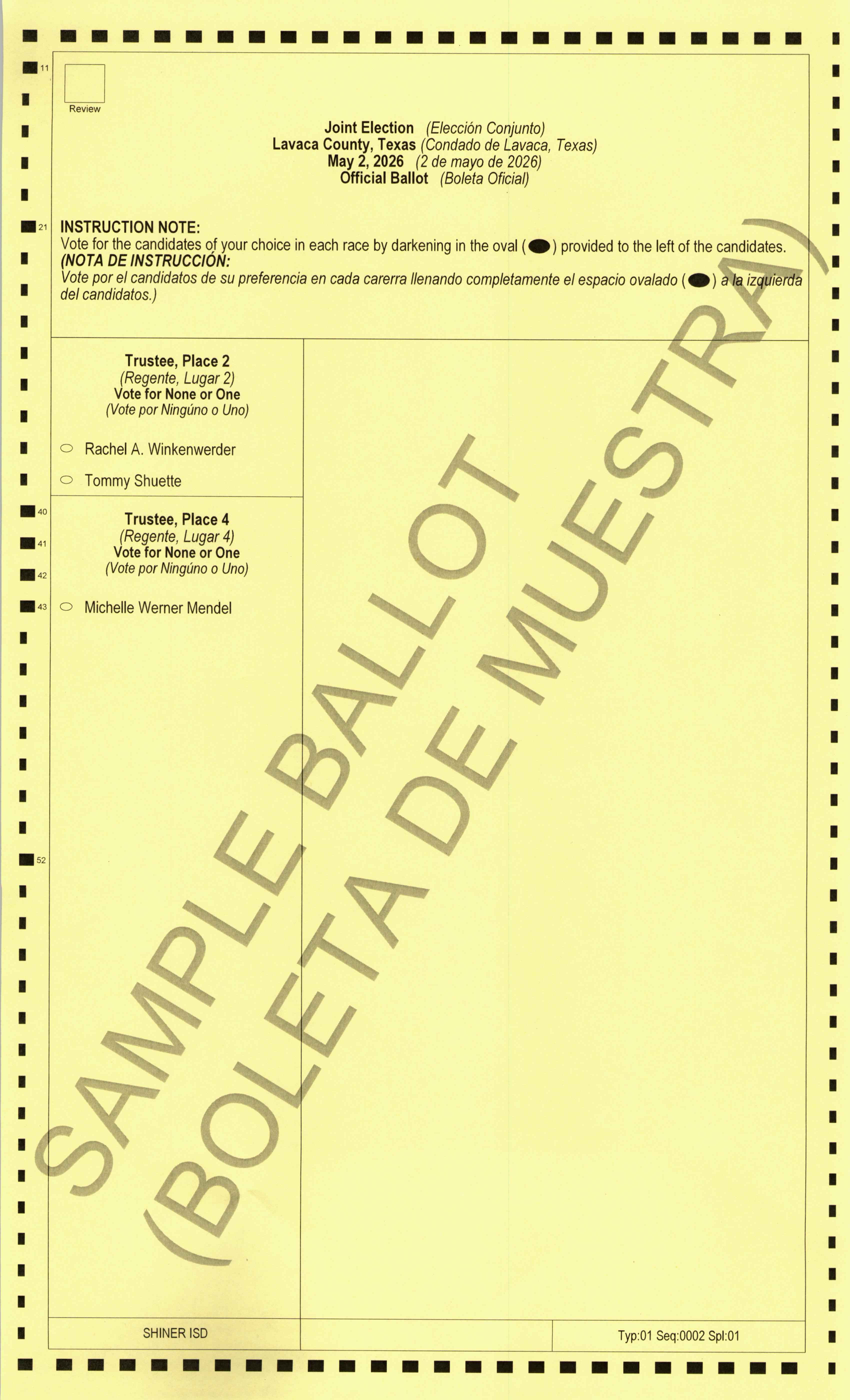 Lavaca County Elections